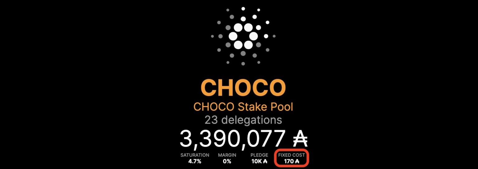Cardano エイダコイン(ADA) ステーキング委任先の決め方 | CHOCO Stake Pool